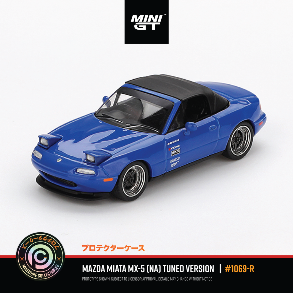 Mazda Miata MX-5 (NA) 'Tuned Version' Dark Blue #1069-R – Miniature ...