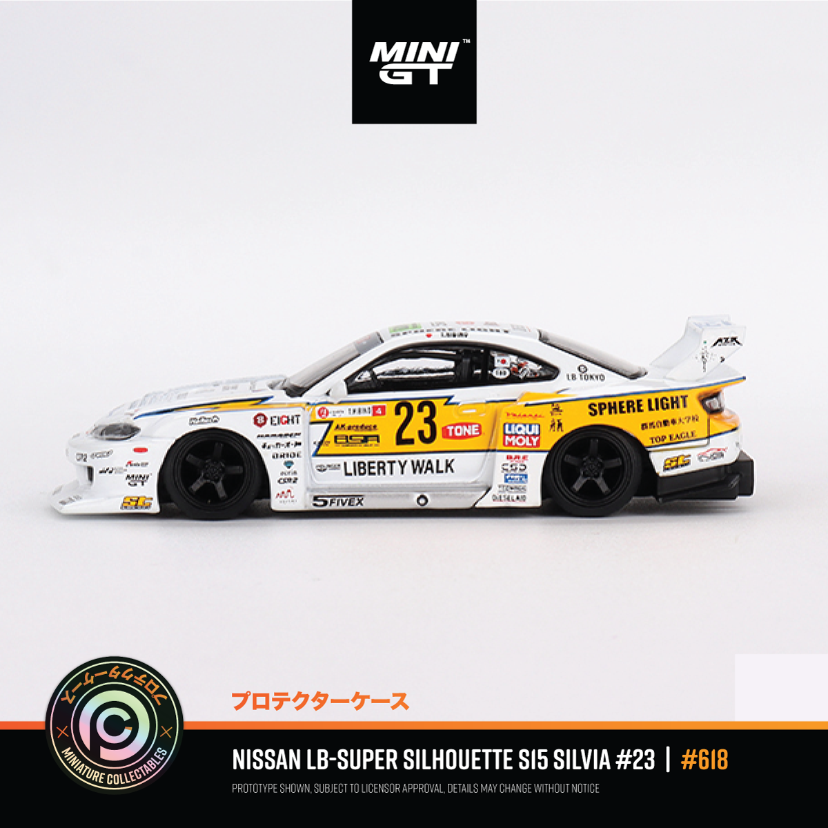 Nissan LB-Super Silhouette S15 SILVIA #618 – Miniature Collectables