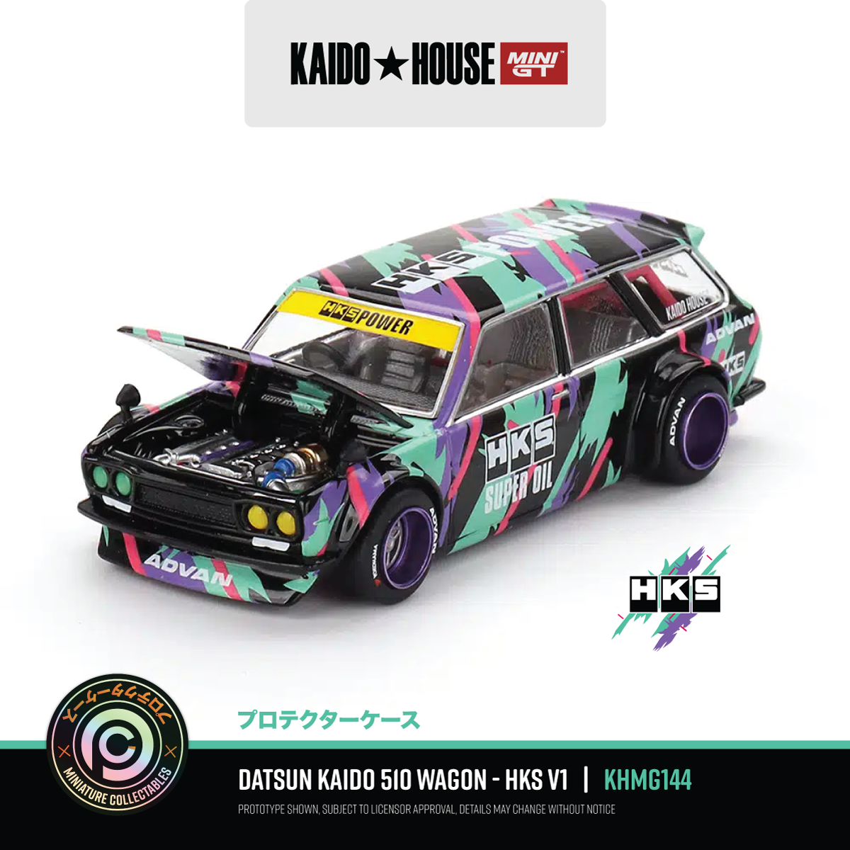 Datsun KAIDO 510 Wagon - HKS V1 #KHMG144 – Miniature Collectables