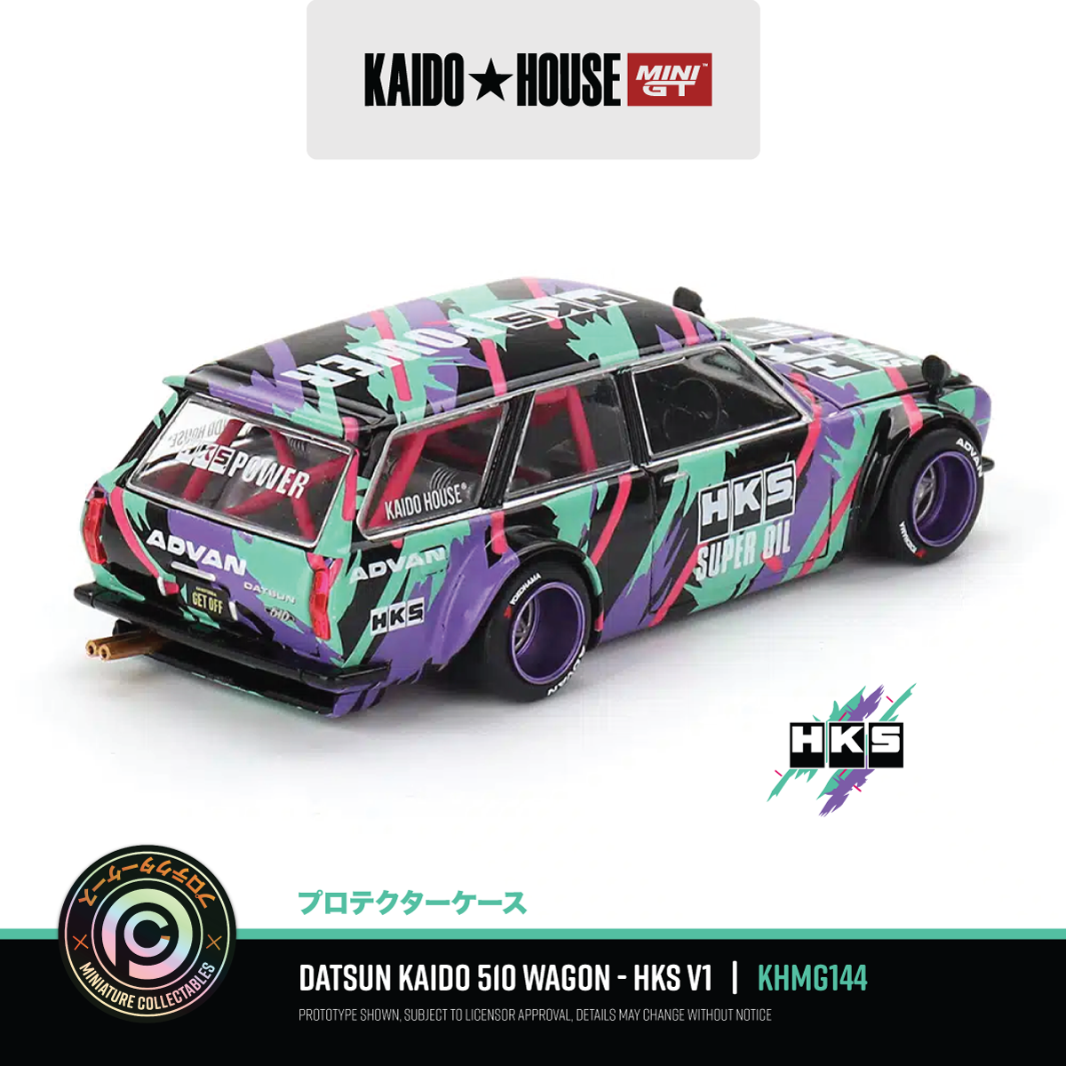 Datsun KAIDO 510 Wagon - HKS V1 #KHMG144 – Miniature Collectables