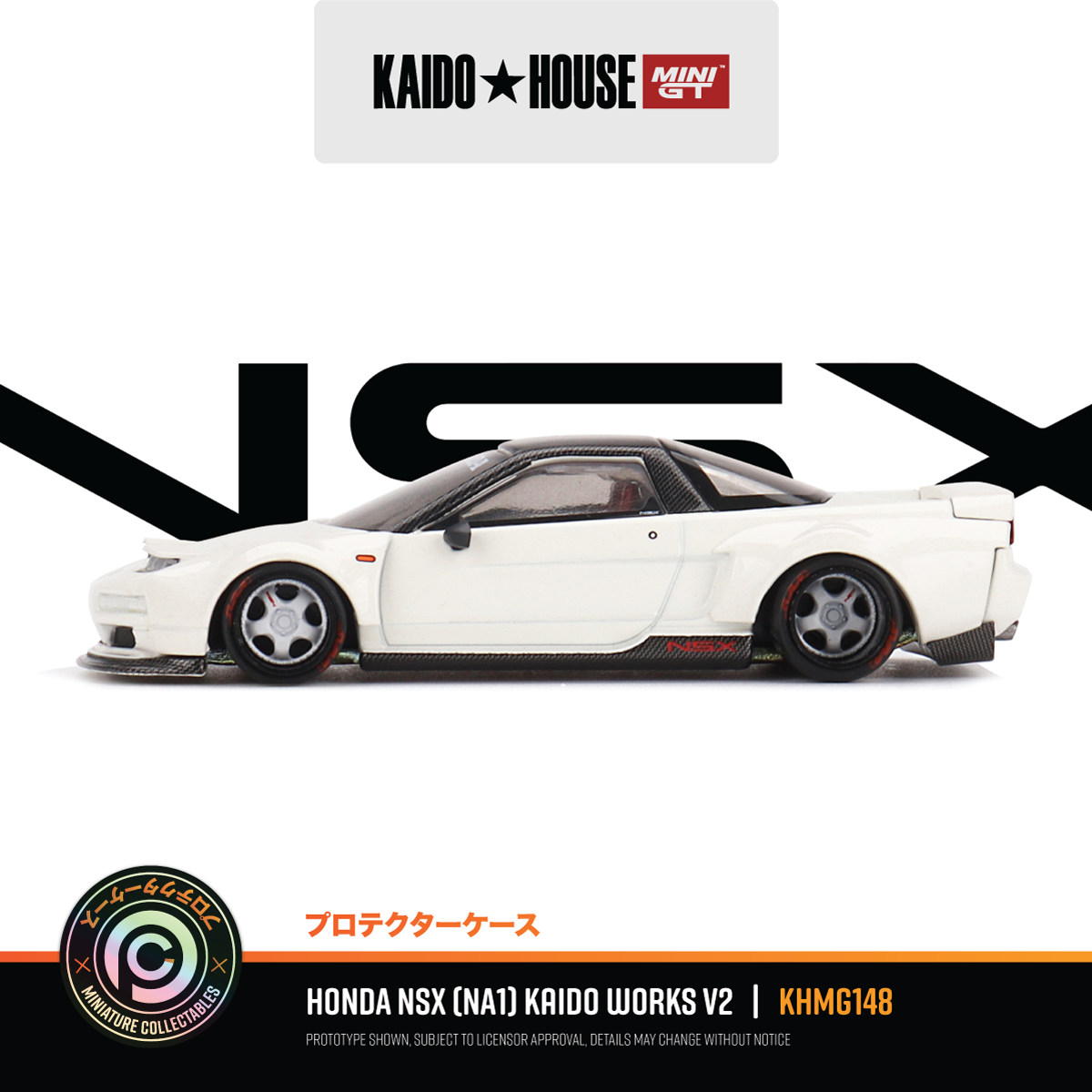 Honda NSX Kaido Works V2 - White (NA1) #KHMG148 – Miniature Collectables