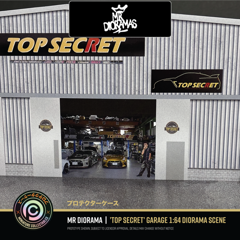 Mr Dioramas - Top Secret Japan Garage Diorama 1:64 Scene - Now in ...